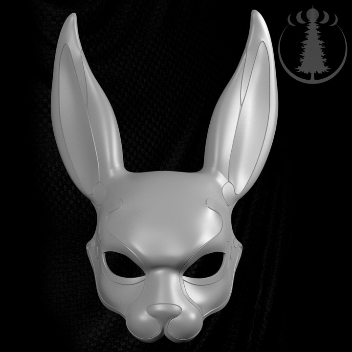 3D Printable MASK "RABBIT" by WichForest