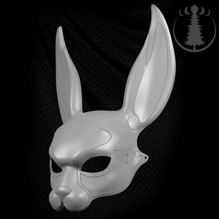 3D Printable MASK "RABBIT" by WichForest