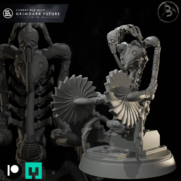 3D Printable Unlife Second Genesis Construct 12-COM by bLUARt