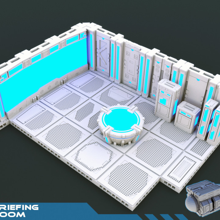 3D Printable Underwater Base Albion – Scifi Modular Terrains by Project ...