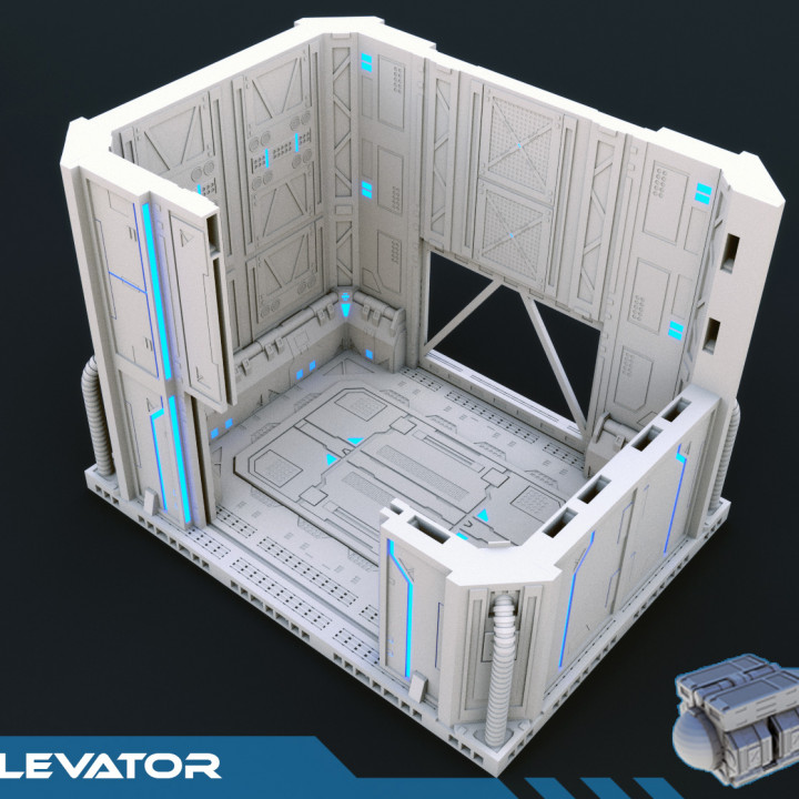 3D Printable Underwater Base Albion – Scifi Modular Terrains by Project ...