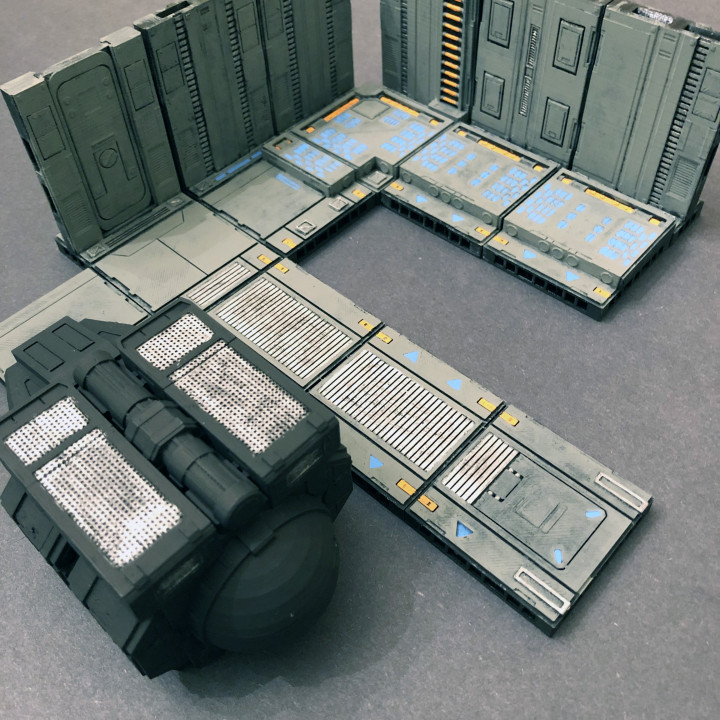 3D Printable Underwater Base Albion – Scifi Modular Terrains by Project ...