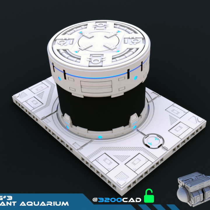 3D Printable Underwater Base Albion – Scifi Modular Terrains by Project ...