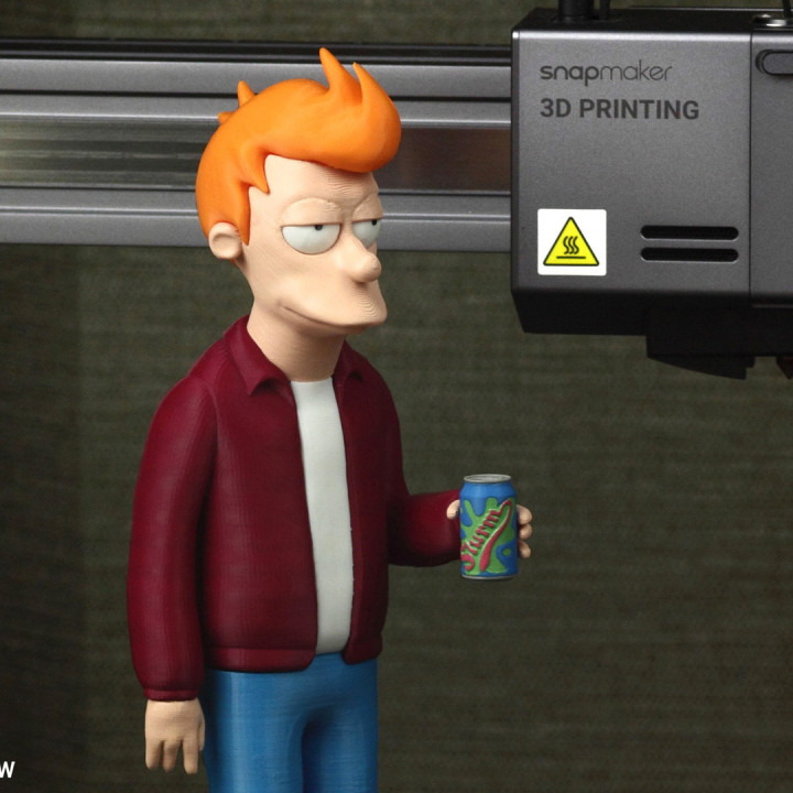 3D Printable Fry Futurama Not Sure If by Stanislav