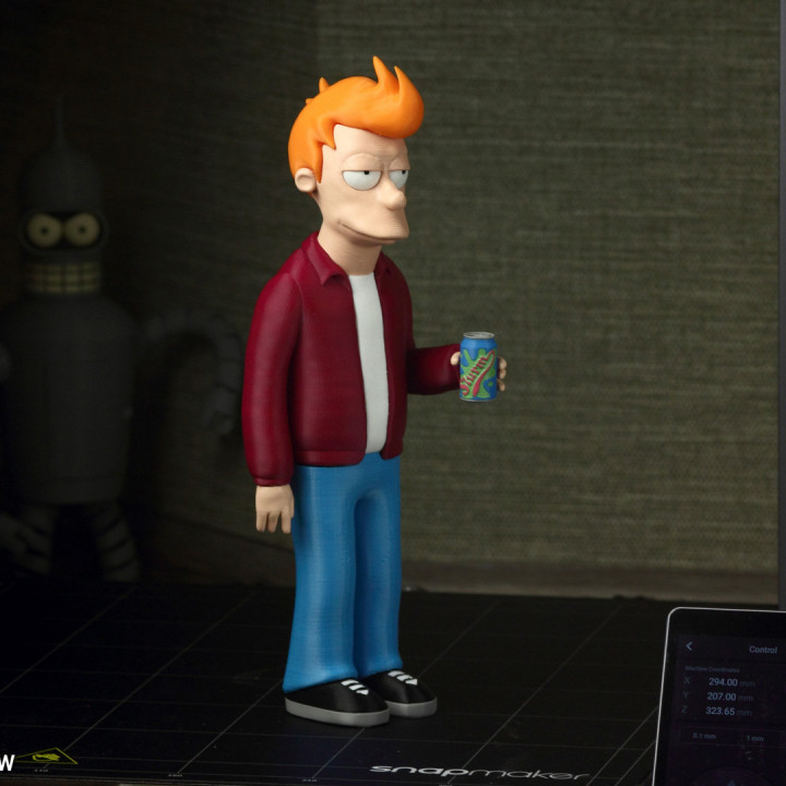 3D Printable Fry Futurama Not Sure If by Stanislav