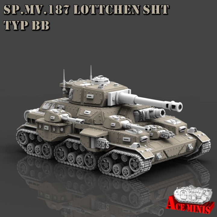 3D Printable SP.MV.187 Lottchen SHT Expansion for Ulreich by ACE Minis
