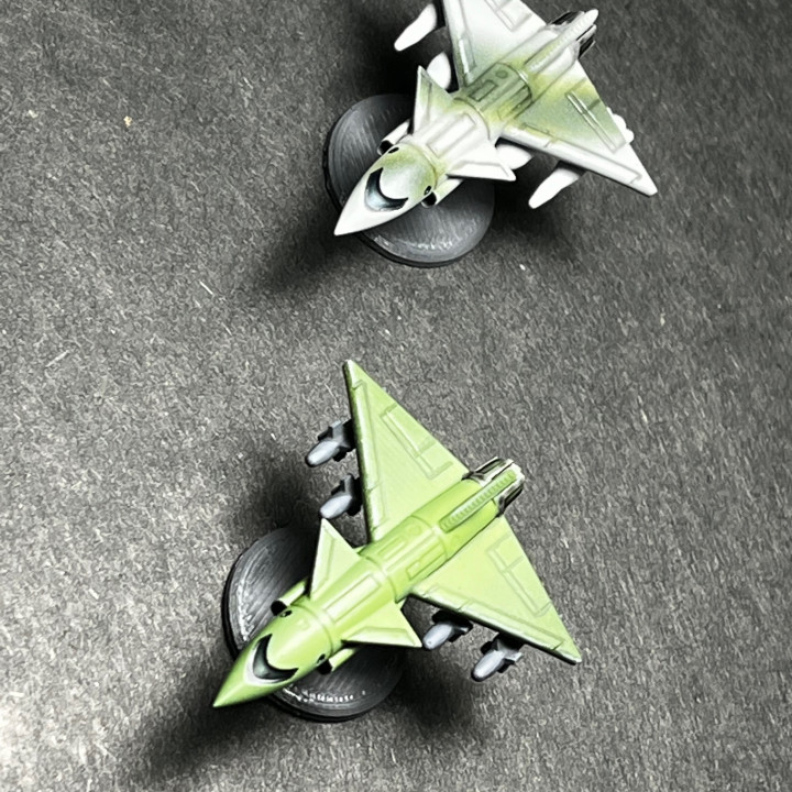 3D Printable Spectre Multirole Fighter (plane + AA missiles) by ig j