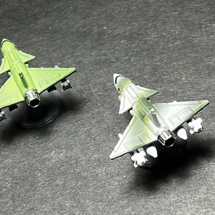3D Printable Spectre Multirole Fighter (plane + AA missiles) by ig j