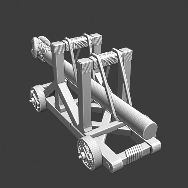 3D Printable Medieval Battle Ram by Northern Crusades Miniatures