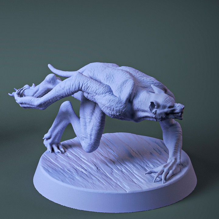 3D Printable Assassin Skinny Predator Werewolf 2 versions by Imp3dsion