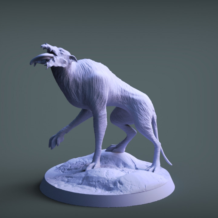 3D Printable wolf & dogs & monsters by Imp3dsion