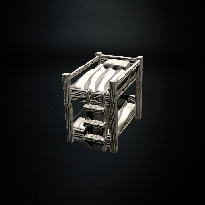 3D Printable Medieval Props - Soldiers' Room by Philip Sin's Miniatures