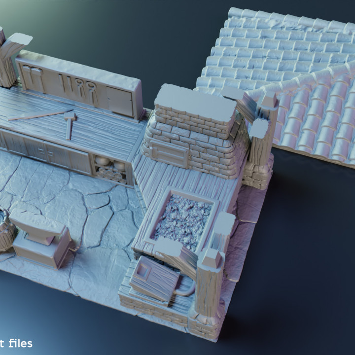 3D Printable Outdoor forge workshop by Suhland Workshop