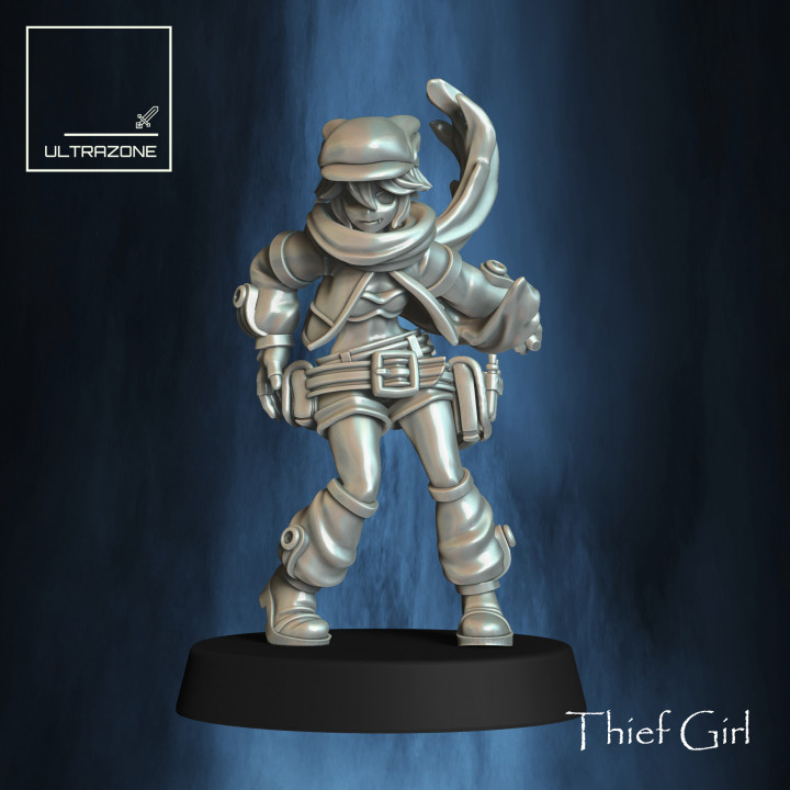 3D Printable Thief Girl "Bridget" by Amida