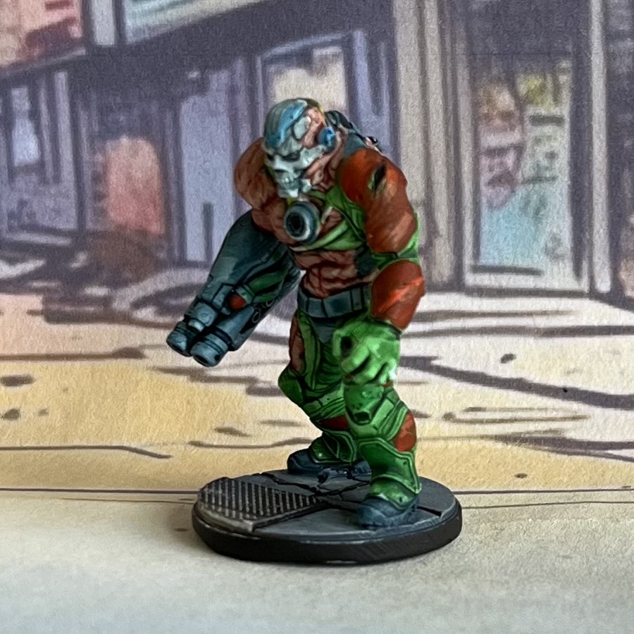 3D Printable RON DORGO CYBER MUTANT by PAPSIKELS MINIATURES