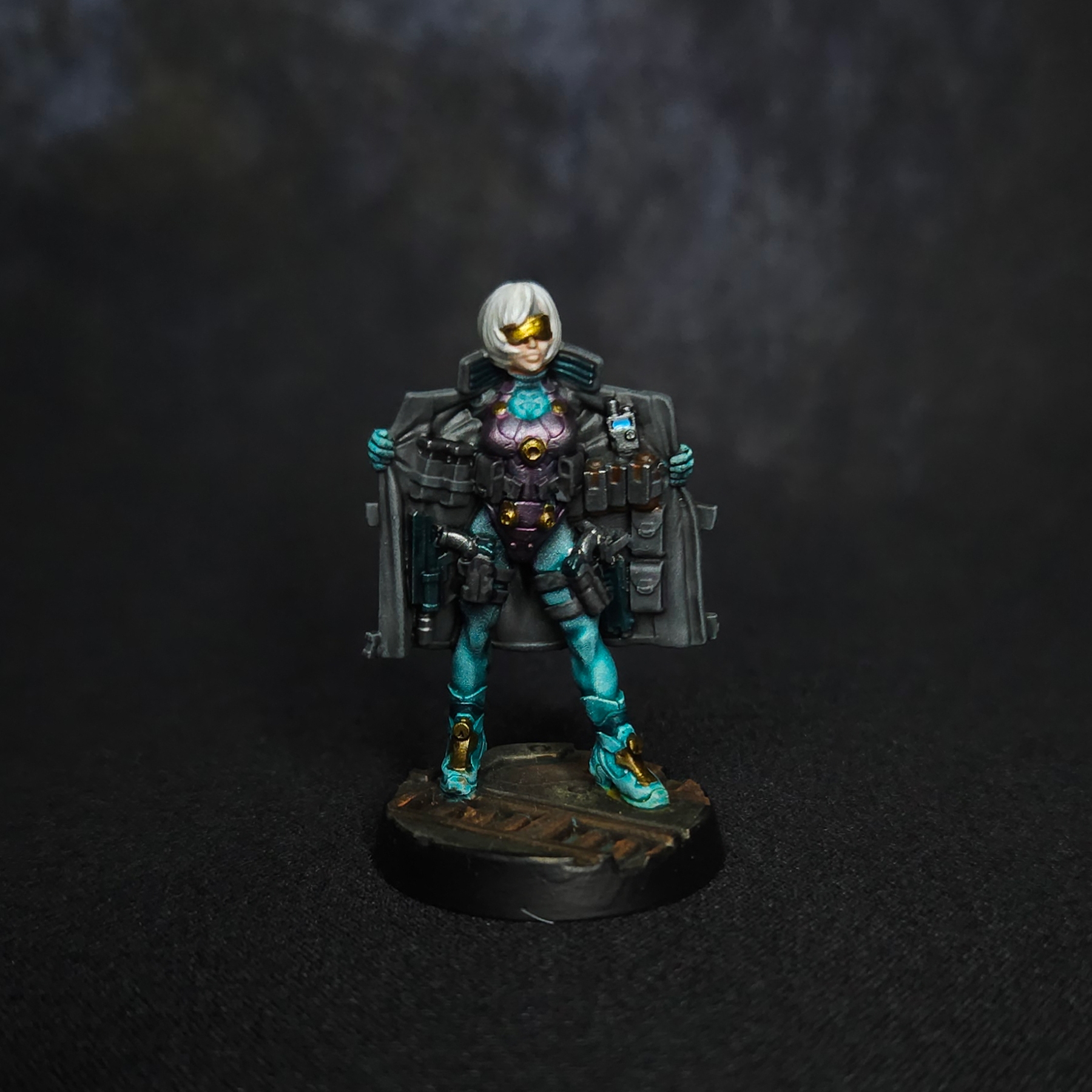 3D Printable 2P HUMANOID COMBAT ANDROID by PAPSIKELS MINIATURES
