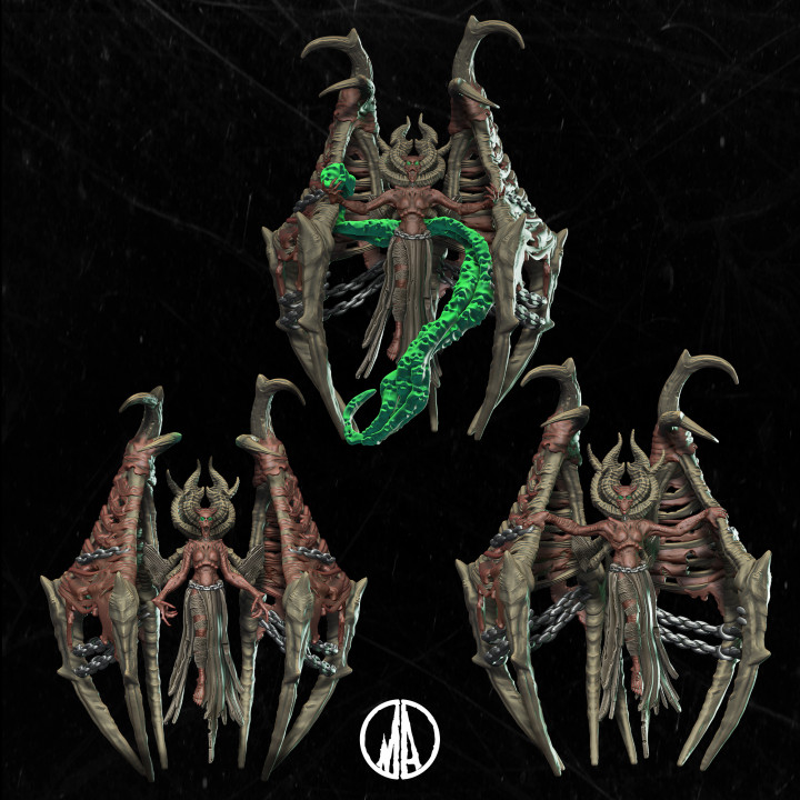 3D Printable Demon Queen by Monolith Arts