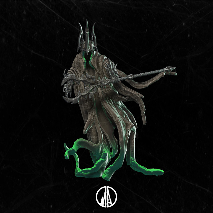 3D Printable Ghost Mage by Monolith Arts