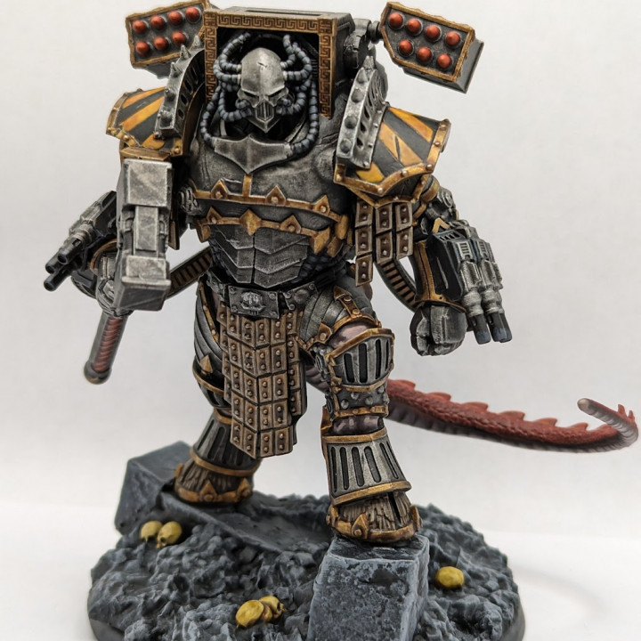 3D Print of IRON DEMON by andygraystone