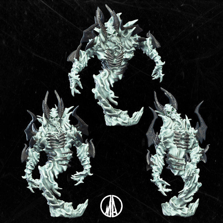 3D Printable Chaos Elemental - Army of Chaos: Dwarfs by Monolith Arts