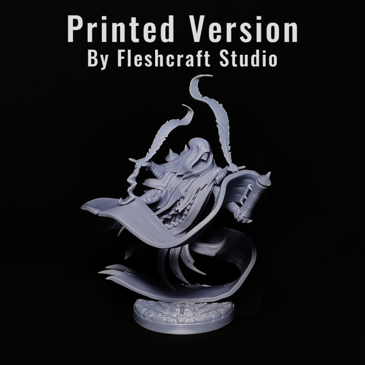 3D Printable Morian, the Deathscribe by Fleshcraft Studio