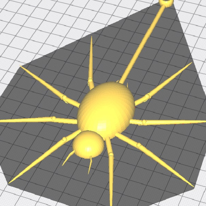 3D Printable Hang spider by Nick