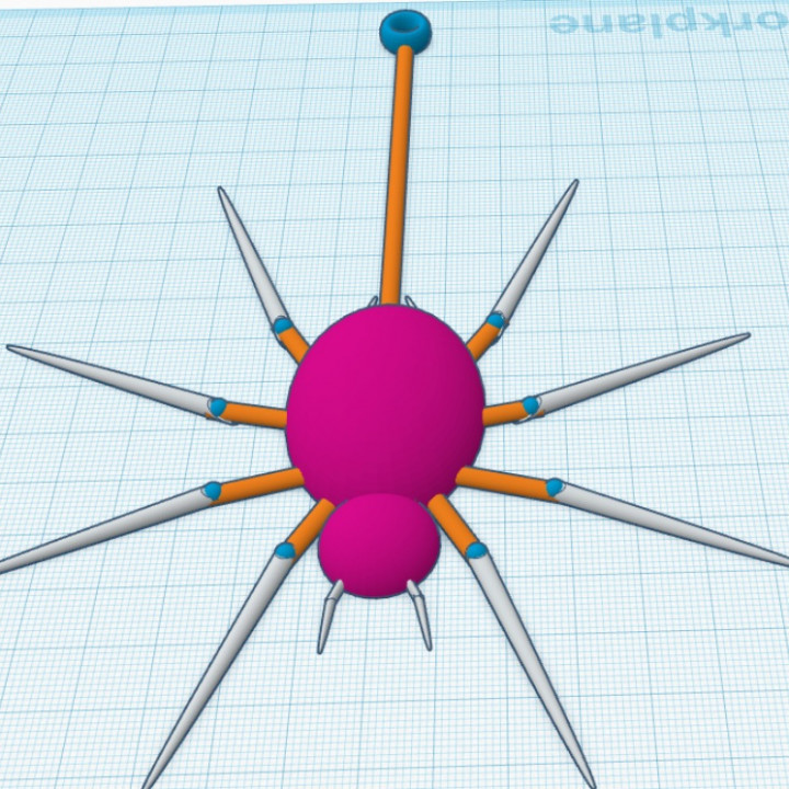 3D Printable Hang spider by Nick