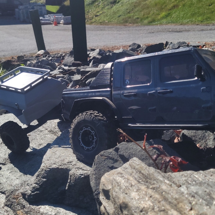 3D Printable CGRC TrailBox Off Road Utility Trailer by Chris Griggs