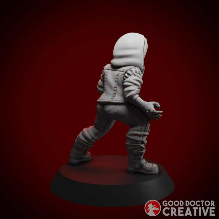 3D Printable Modern Punk Vampire - Female by Good Doctor Creative