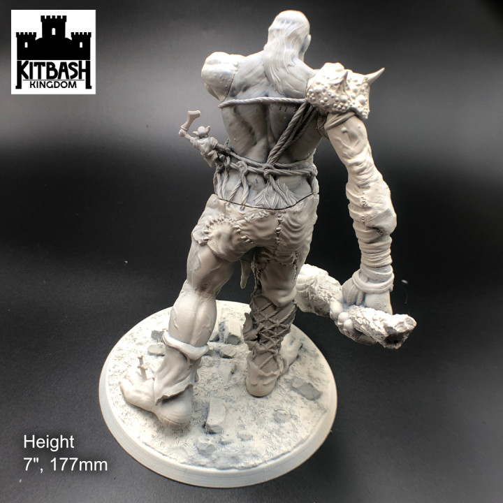 3D Printable Kitbash Kingdom - Giant - Hellsmasher Overlord by kitbash kingdom