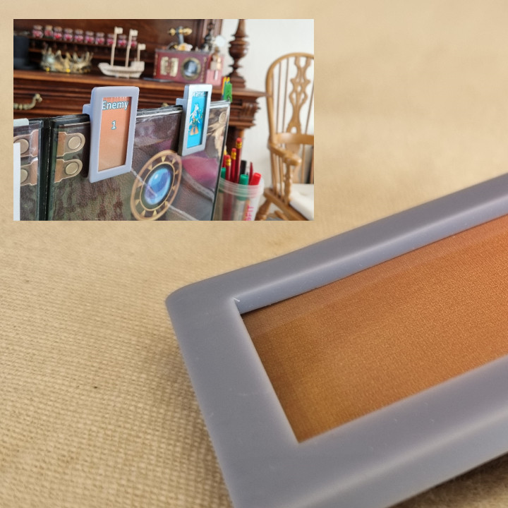 3D Printable Character Name holder for tabletop by Bob Tabletop