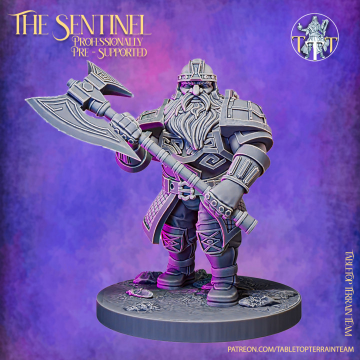 3D Printable The Sentinel by Tabletop Terrain