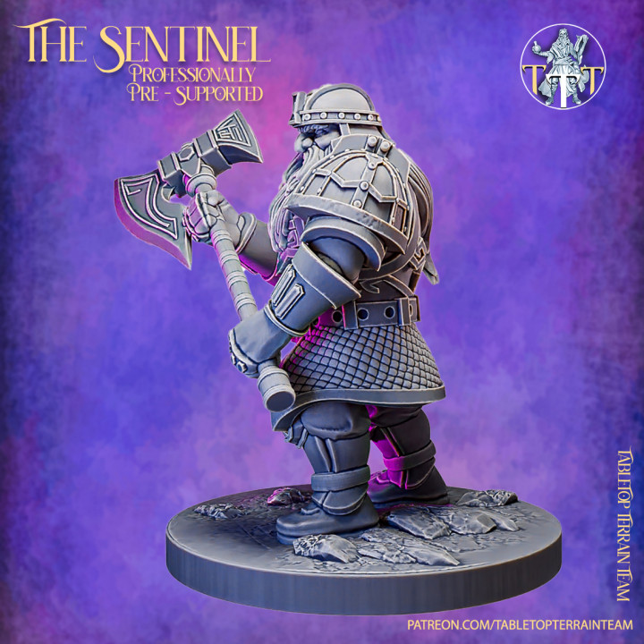3D Printable The Sentinel by Tabletop Terrain