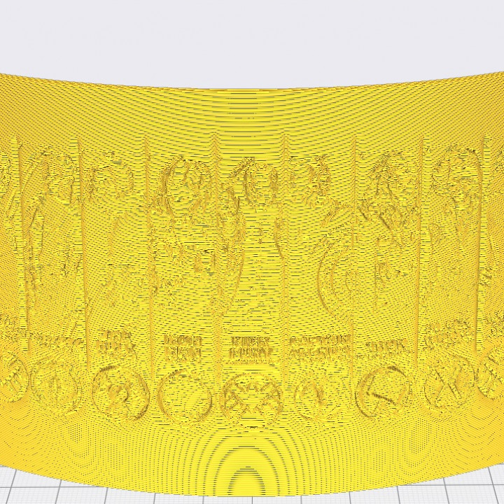 3D Printable Avengers Lithophanes by Nick
