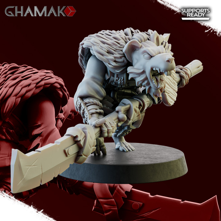 3D Printable Ashigaru Rats by Ghamak