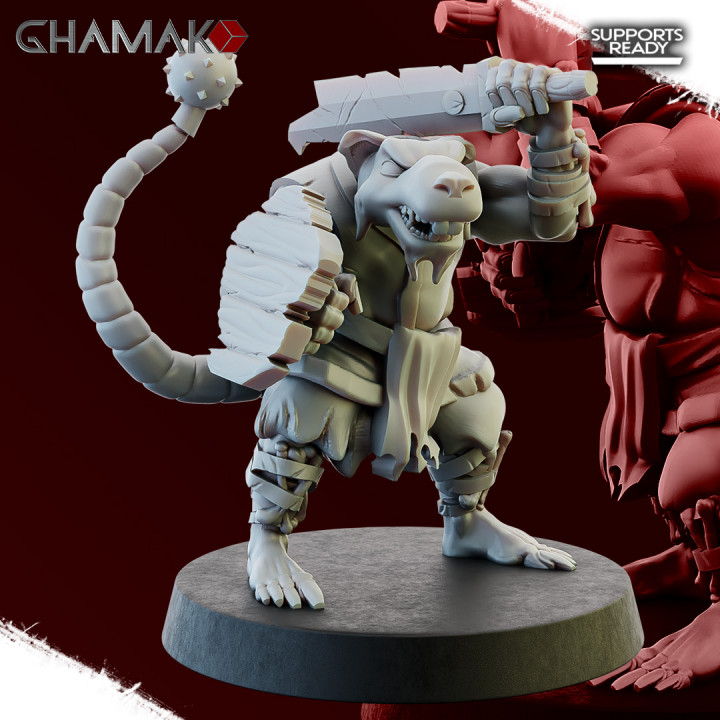 3D Printable Ashigaru Rats by Ghamak