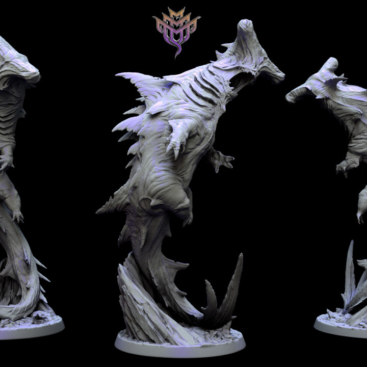3D Printable ManEater (Pose 1 of 2) by Mini Monster Mayhem