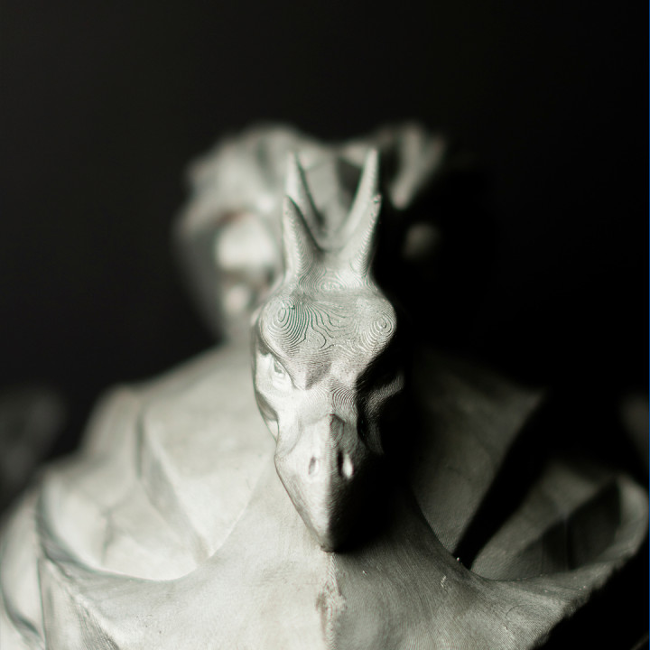 3D Printable Dragon Helmet by Stlflix