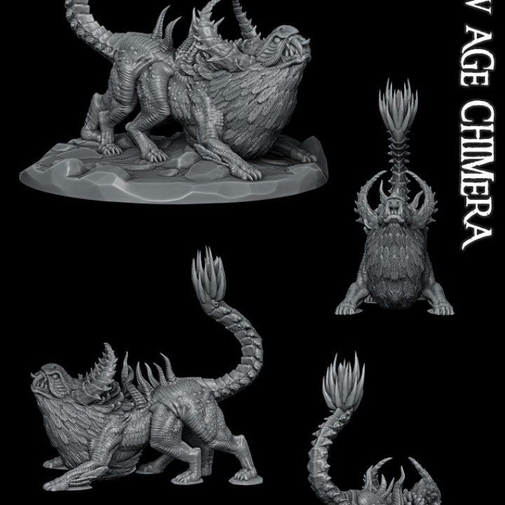 3D Printable New Age Chimera by RocketPigGames