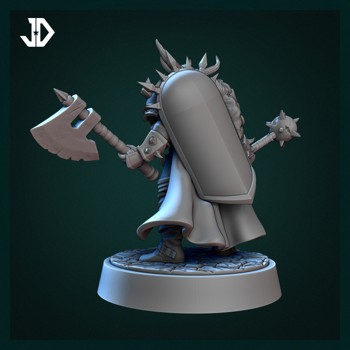 3D Printable Warrior of Chaos - A - Berserk warrior - Pre-Supported by ...