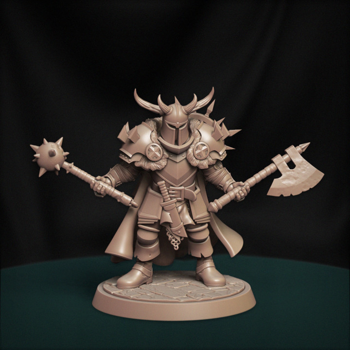 3D Printable Warrior of Chaos - A - Berserk warrior - Pre-Supported by ...