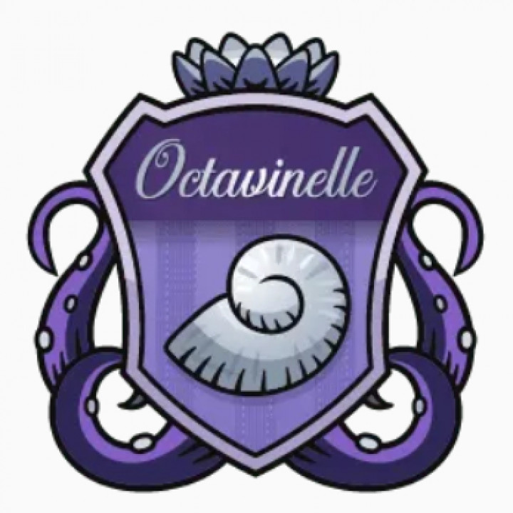 3D Printable Octavinelle Lab Coat Shoulder Crest - Twisted Wonderland ...