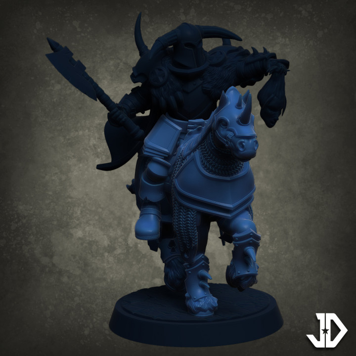 3D Printable Chaos Rider - C - Headhunter rider - Pre-supported by JD ...
