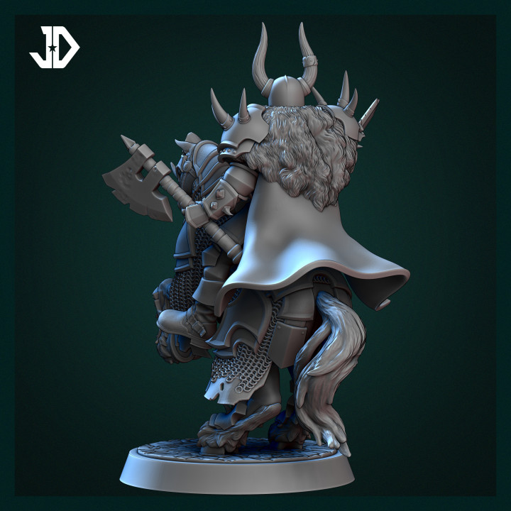 3D Printable Chaos Rider - D - squad leader - Pre-supported by JD ...