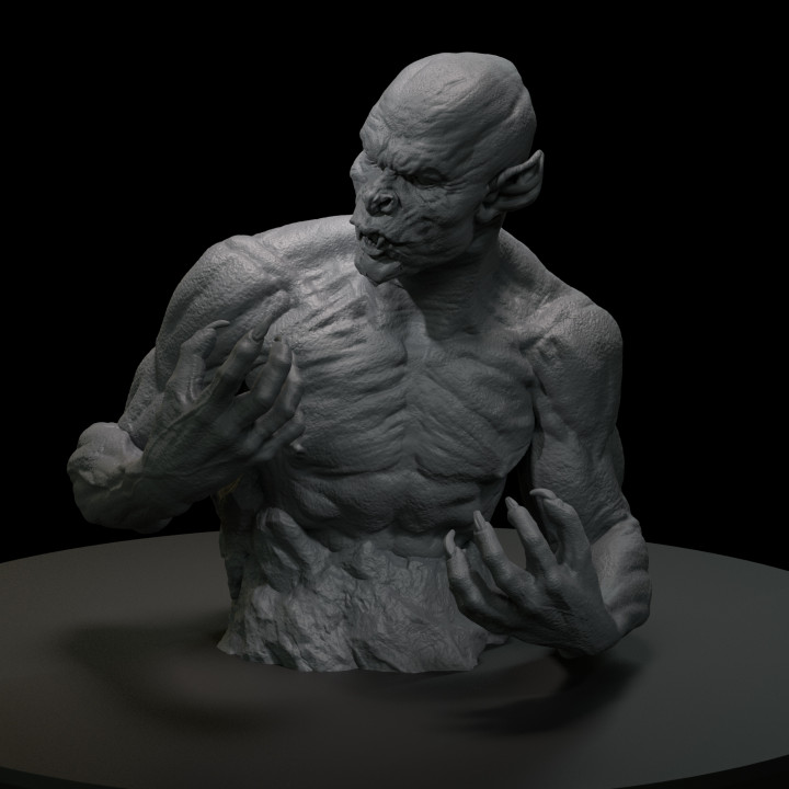 3D Printable Classic Monsters: Vampire by Fairy Tale World 3D PRINTING