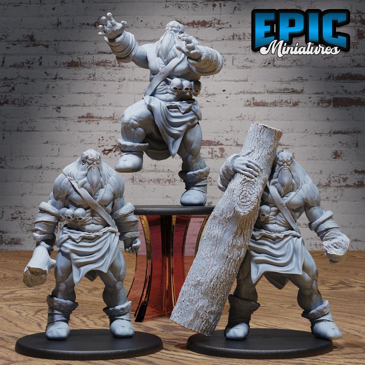 3D Printable Ancient Cold Set / Winter & Ice Encounter / Frost Lands ...