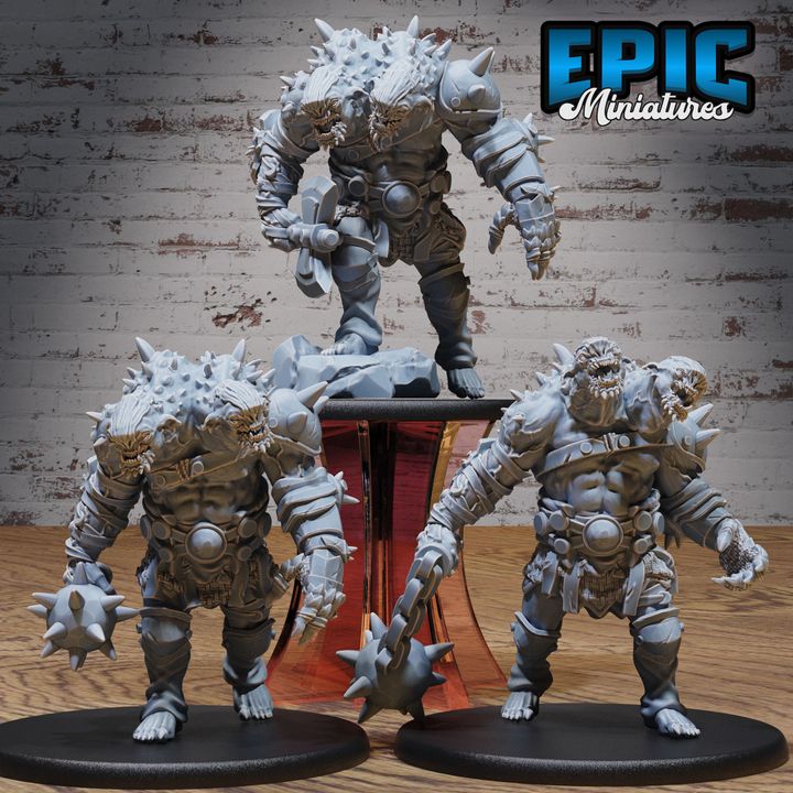 3D Printable Ancient Cold Set / Winter & Ice Encounter / Frost Lands ...