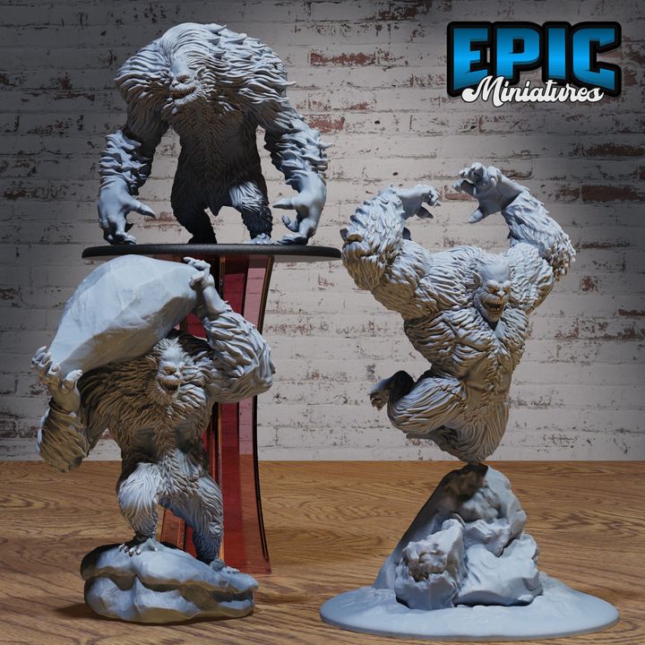 3D Printable Ancient Cold Set / Winter & Ice Encounter / Frost Lands ...
