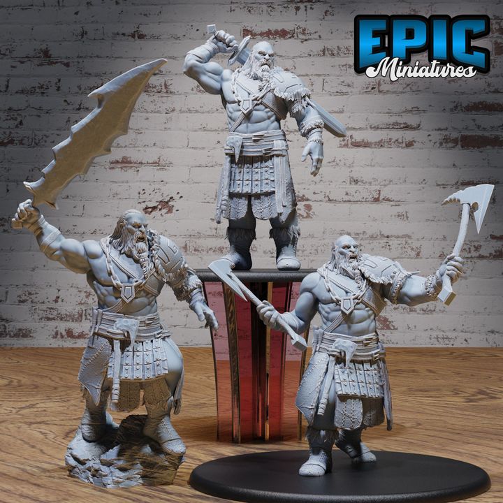 3D Printable Ancient Cold Set / Winter & Ice Encounter / Frost Lands ...