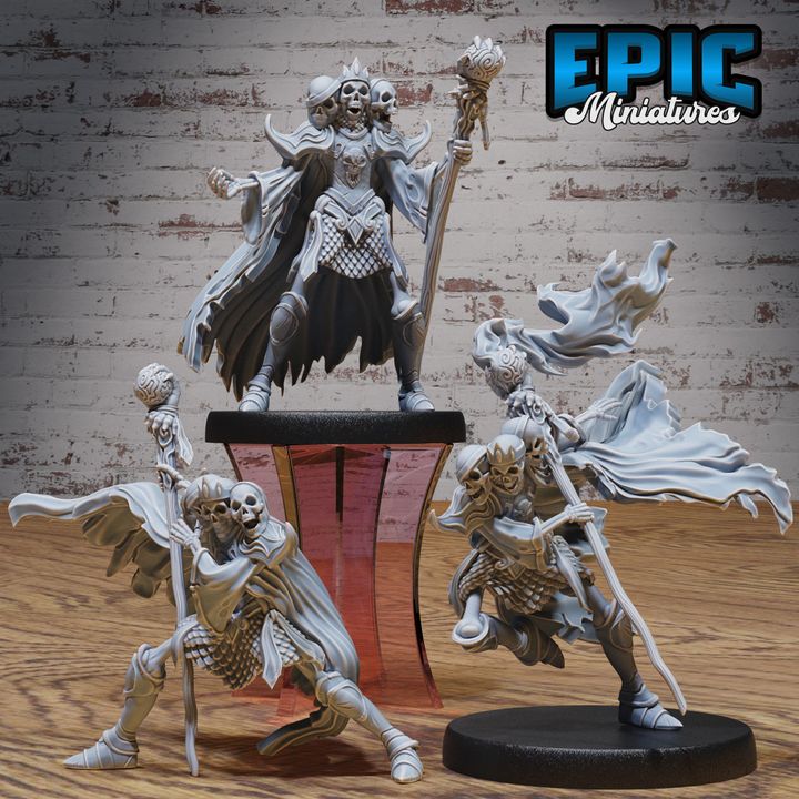 3D Printable Haunted Catacombs Set / Zombie & Skeleton Encounter ...